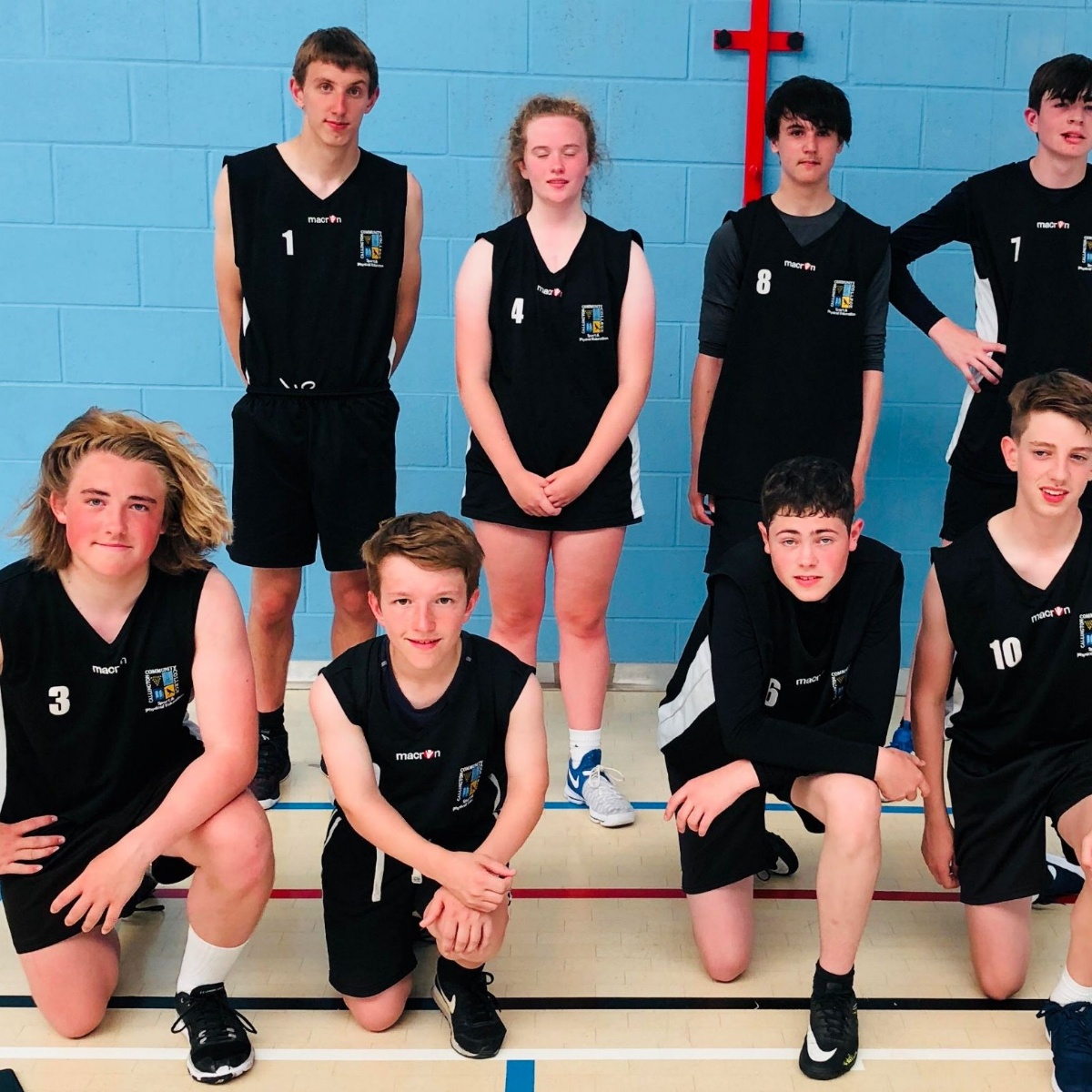 Callington Community College - Silver for the Year 10 Basketball Team
