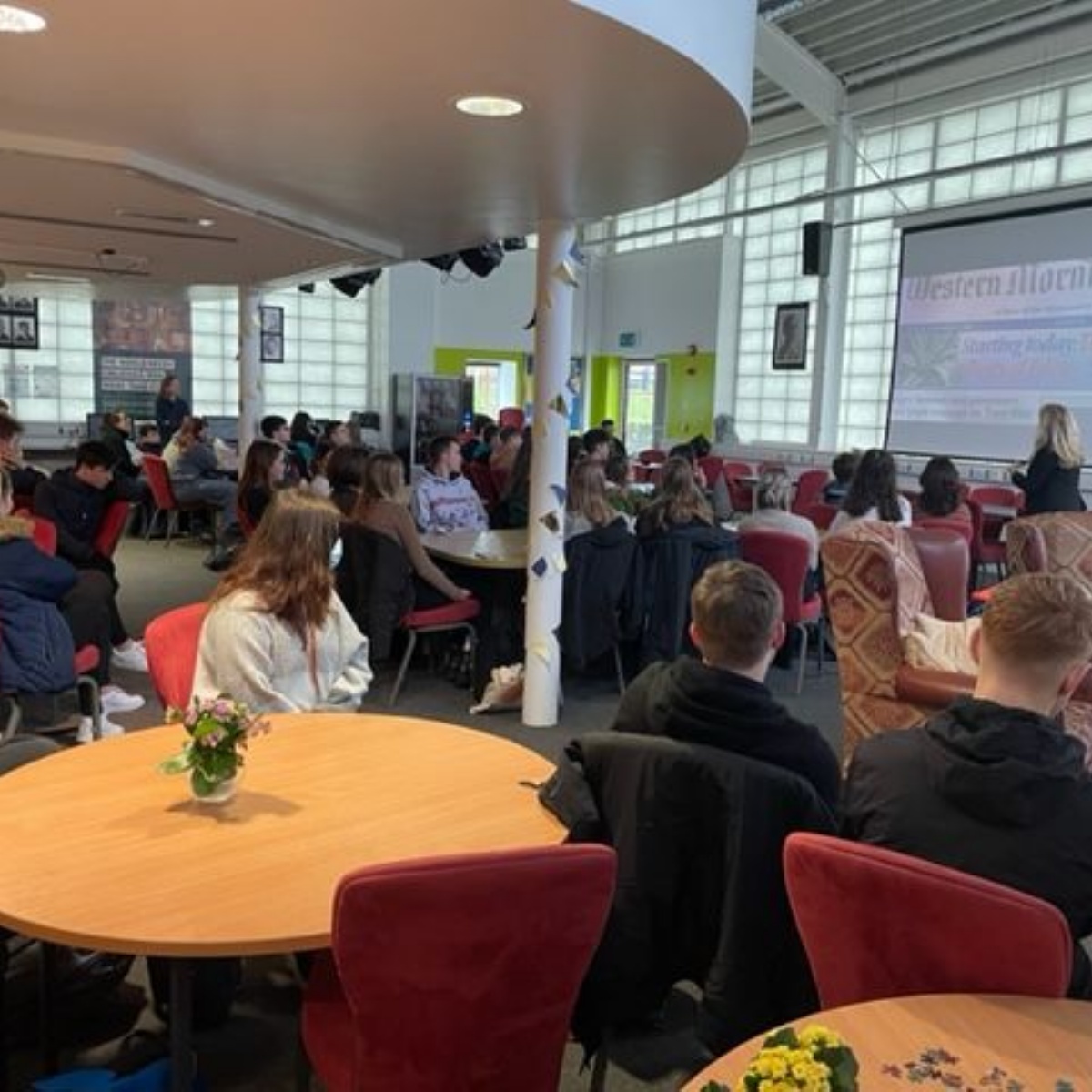 Callington Community College - Sixth Form Students learn about staff ...