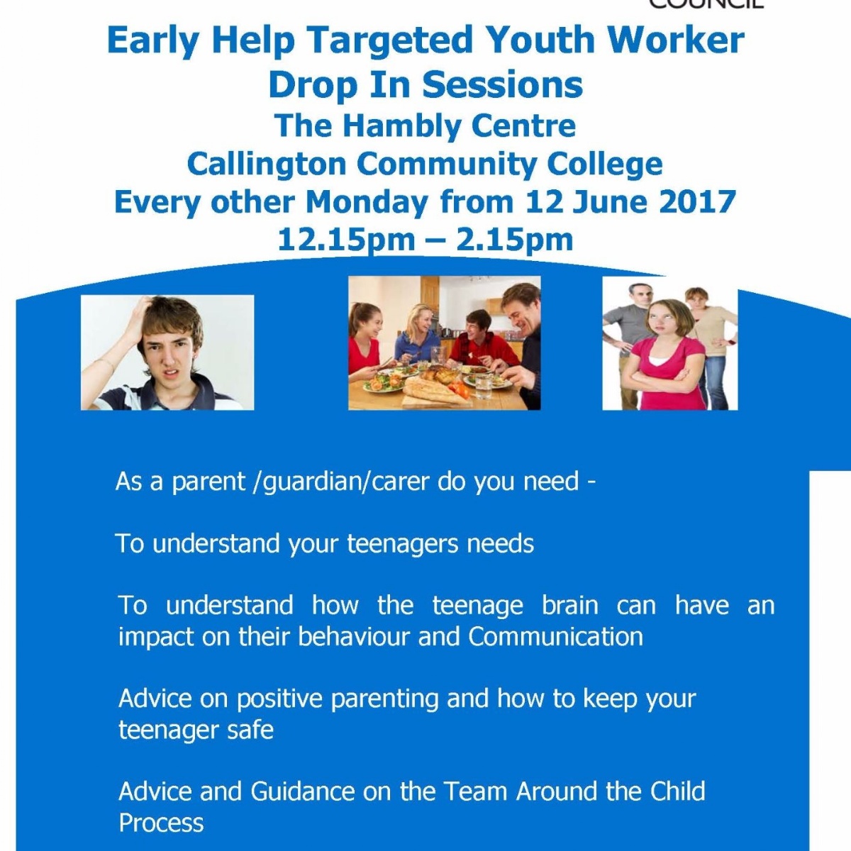 Callington Community College - Drop In Sessions